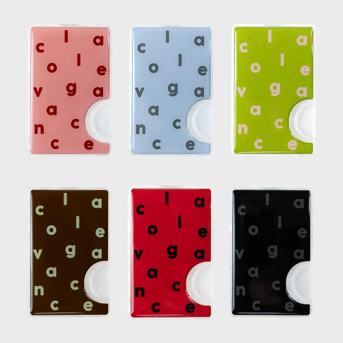 Logo Alphabet Epoxy MagSafe Card Wallet (6color) - 감도 깊은 취향 셀렉트샵 29CM