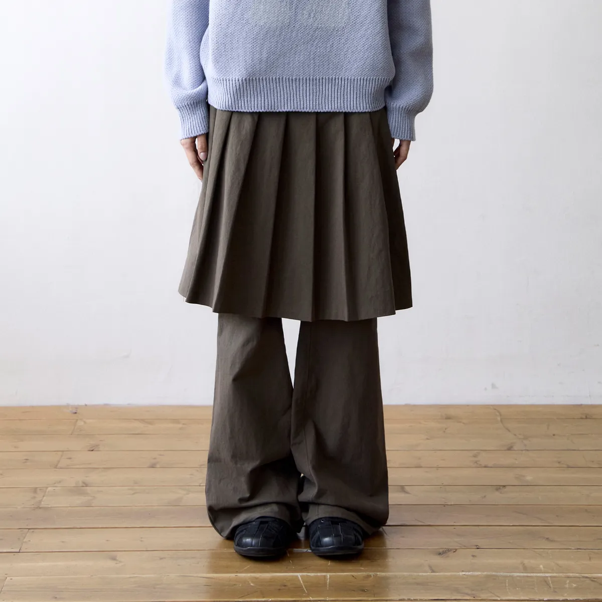 TCM skirt layered pants (brown) - 감도 깊은 취향 셀렉트샵 29CM