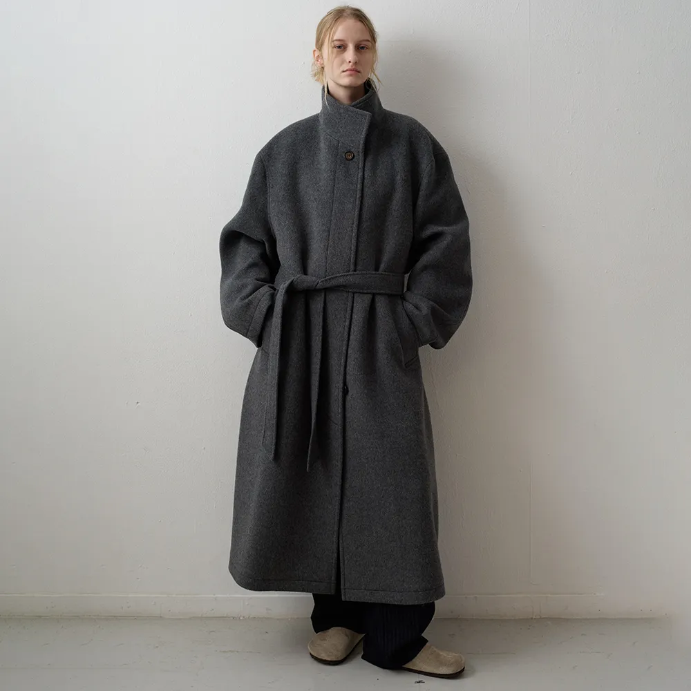 캐시미어 하이넥 코트_charcoal - 감도 깊은 취향 셀렉트샵 29CM