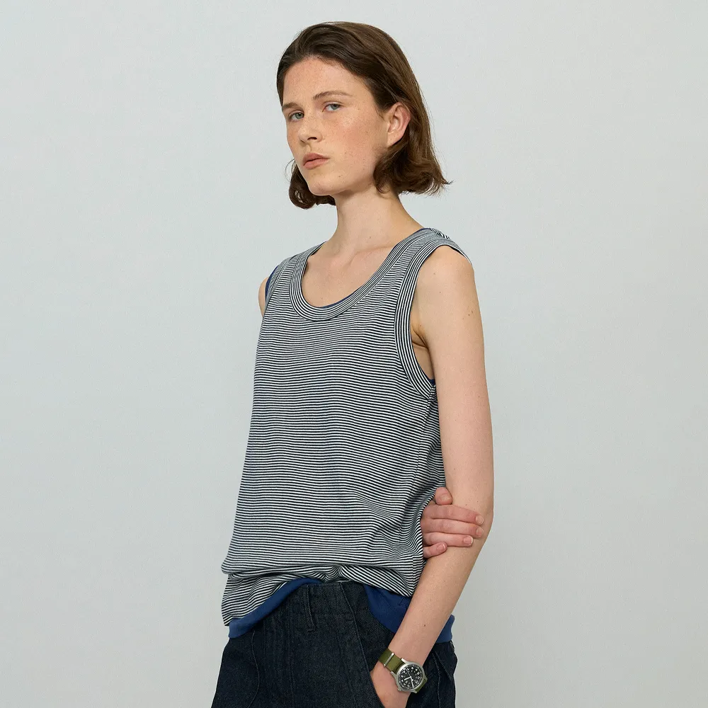 Leau sleeveless_navy stripe - 감도 깊은 취향 셀렉트샵 29CM