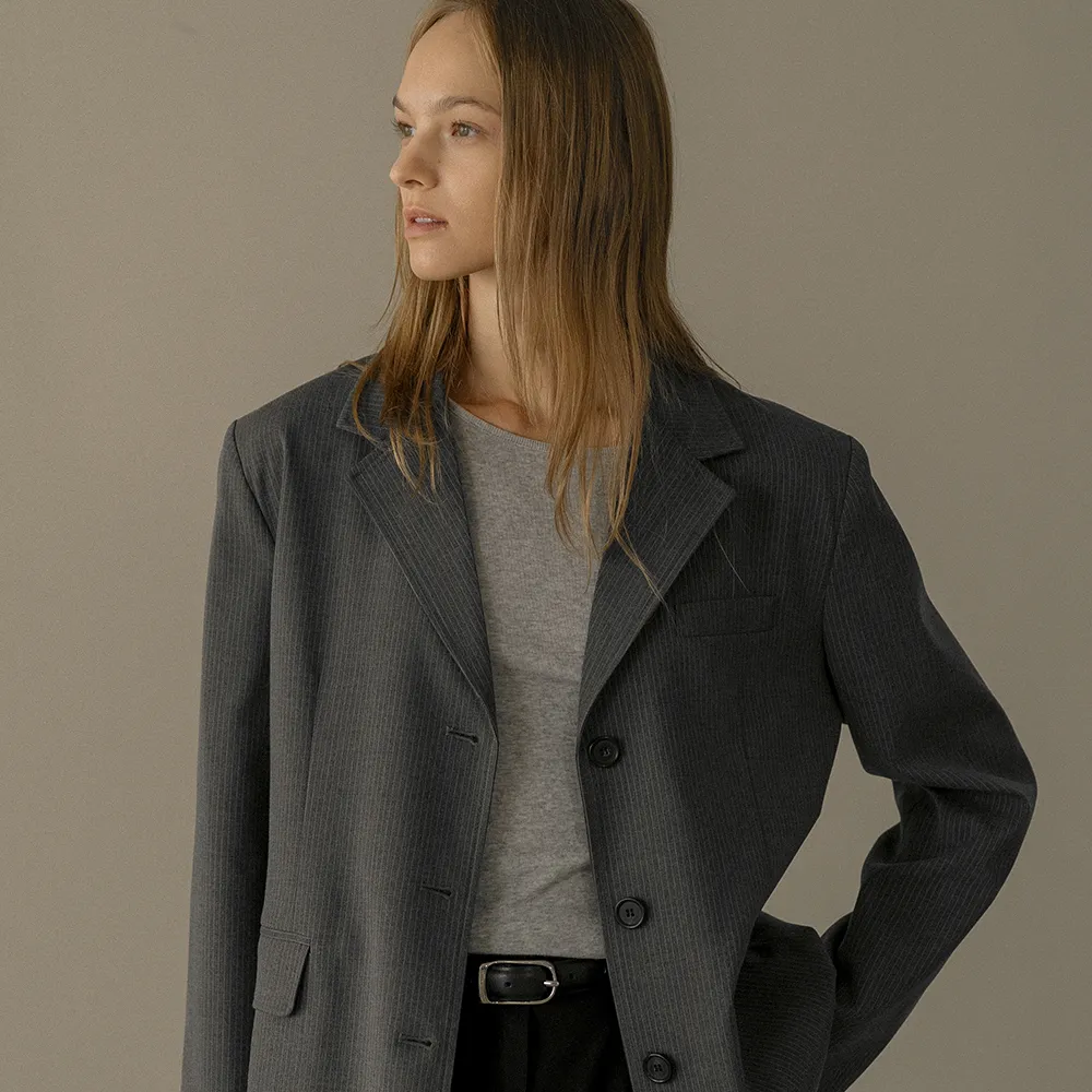 울 헤링본 테일러드 자켓_BROWN - 감도 깊은 취향 셀렉트샵 29CM