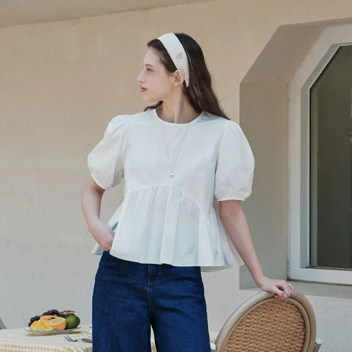 [2TYPE] 데이지 퍼프 블라우스 - 감도 깊은 취향 셀렉트샵 29CM