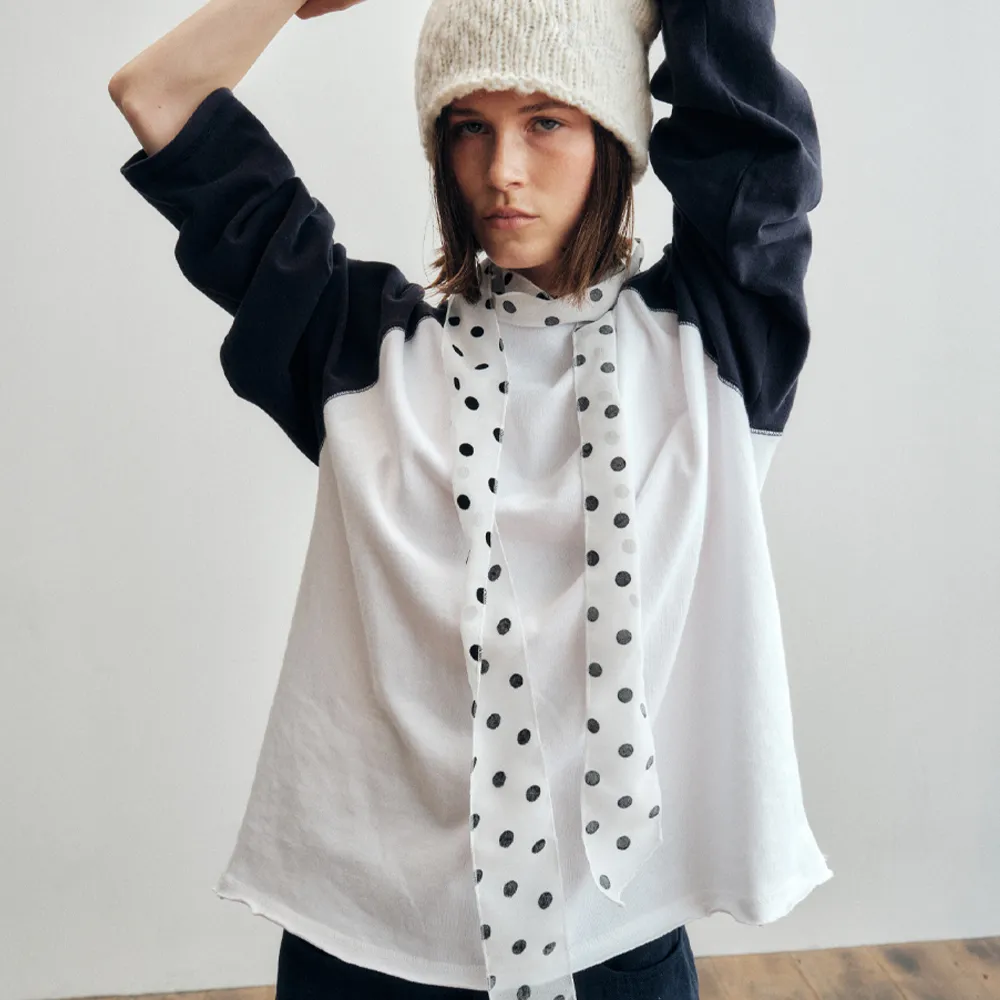 Flock Dot Muffler_CTA931(White) - 감도 깊은 취향 셀렉트샵 29CM