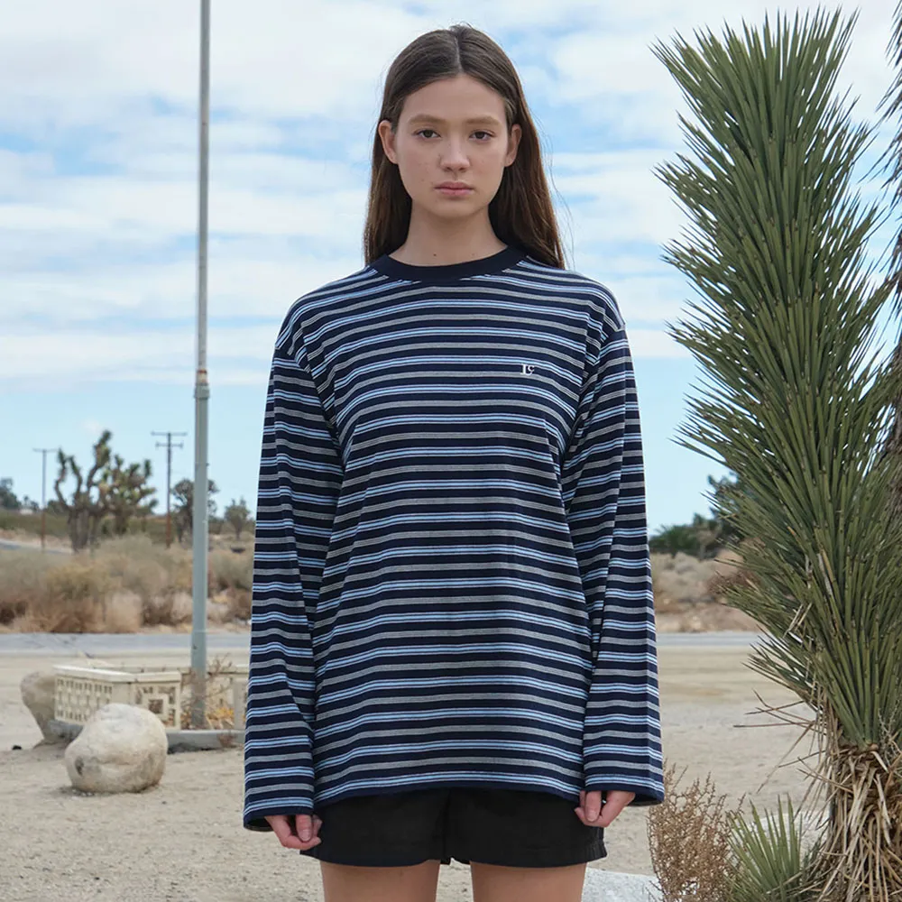 LONG SLEEVE STRIPED T-SHIRT_NAVY_LC253TS16NV - 감도 깊은 취향 셀렉트샵 29CM
