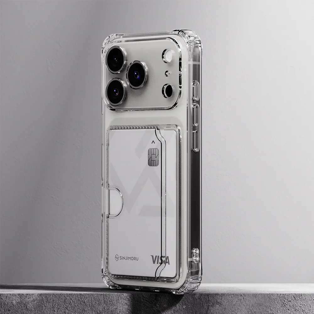 [아이폰17 출시] 3장 수납전기종 에어범퍼 카드수납 아이폰 갤럭시 케이스 에어쉴드 Lite 투명 젤리 핸드폰 휴대폰 17 16 15 14 13 12 S25 S24 - 감도 ...