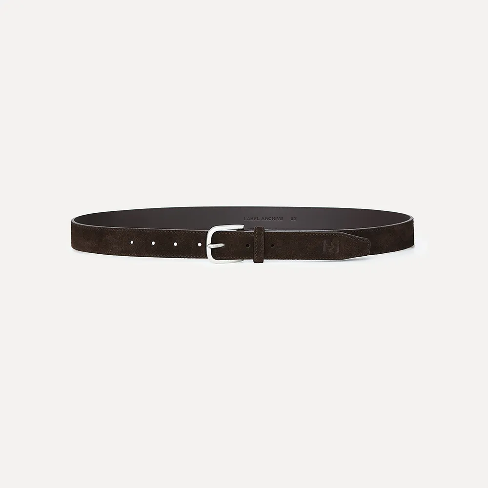 Grav suede belt chestnut - 감도 깊은 취향 셀렉트샵 29CM