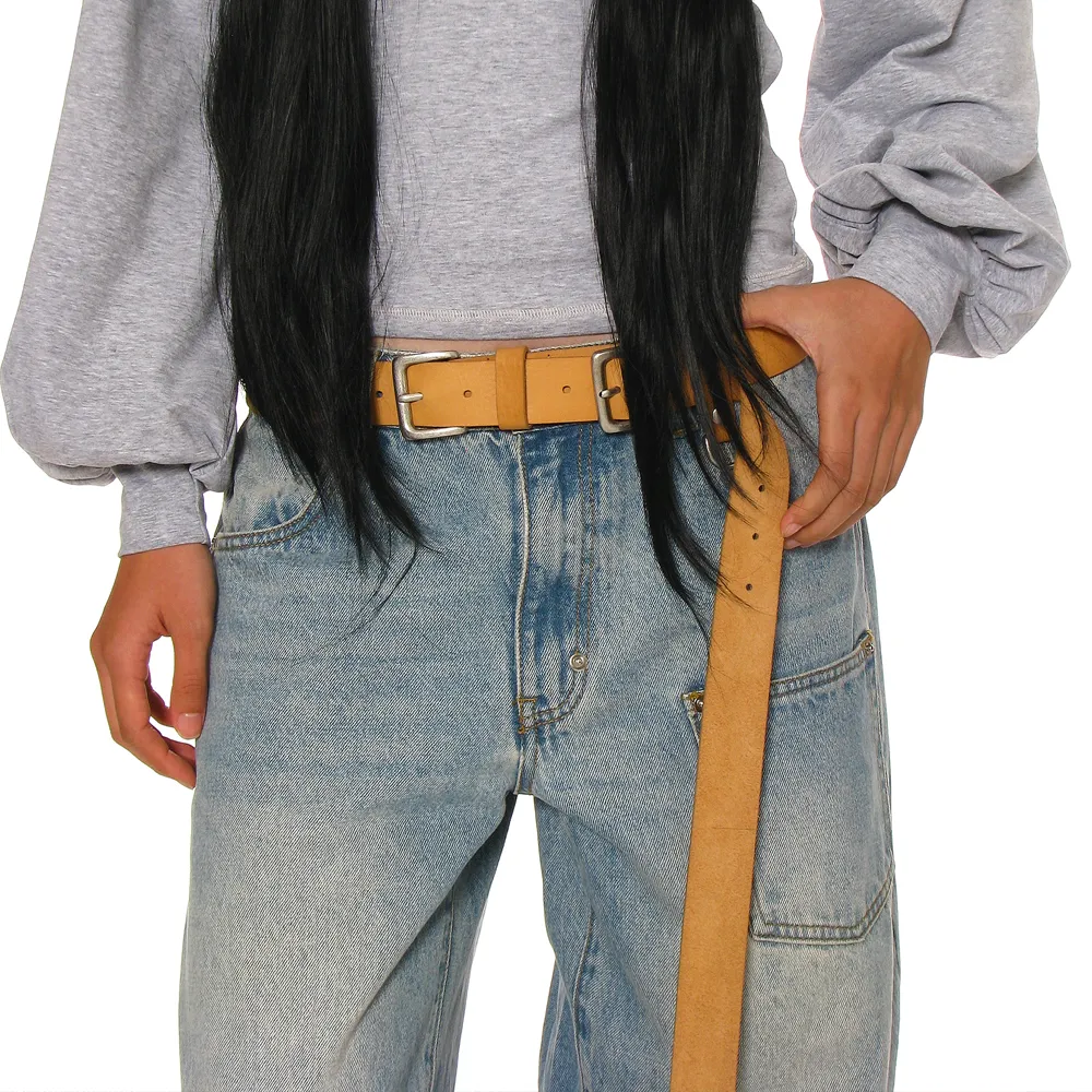 LEATHER EXTRA LONG BELT_TAN - 감도 깊은 취향 셀렉트샵 29CM