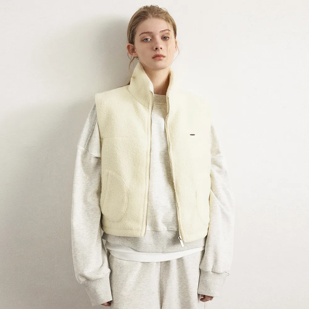 BOUCLE FLEECE VEST_CREAM - 감도 깊은 취향 셀렉트샵 29CM