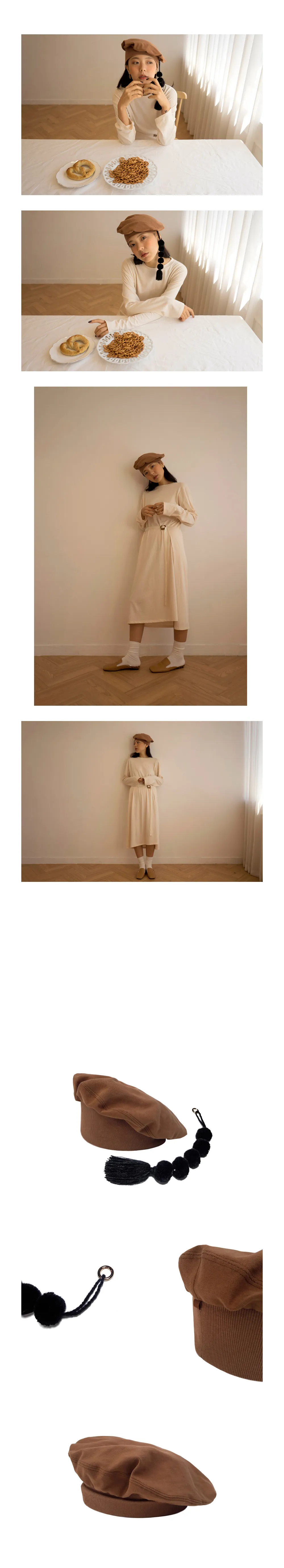 BREAD BERET BROWN - 감도 깊은 취향 셀렉트샵 29CM