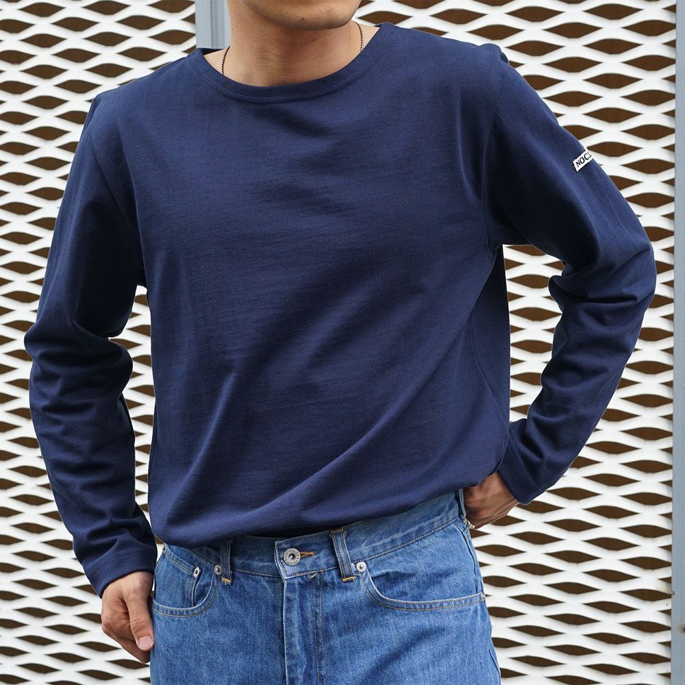 NOCLAIM Boat-neck Basque Shirt Navy - 감도 깊은 취향 셀렉트샵 29CM