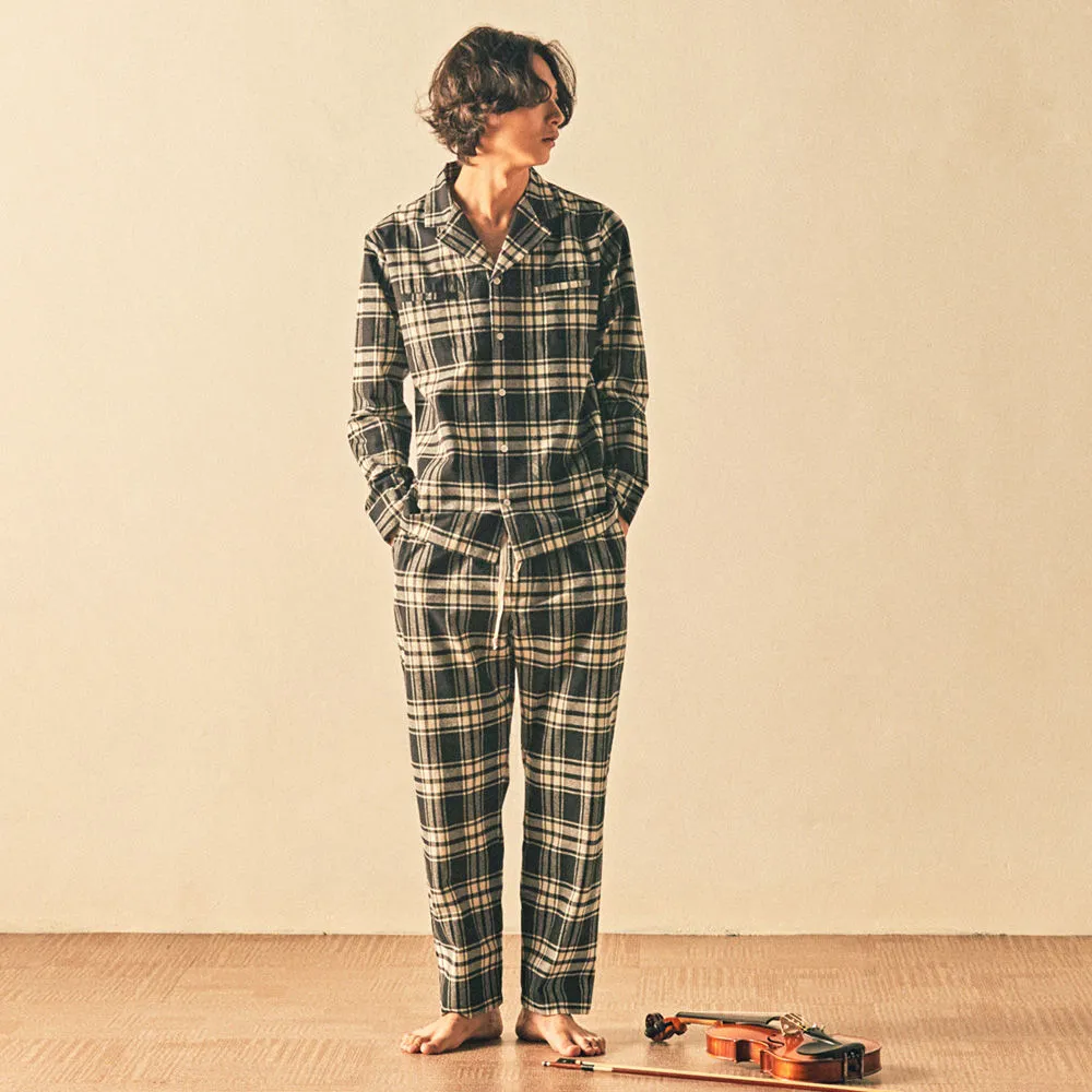 (M) Seth PJ Set Flannel Ivory&Black Plaid - 감도 깊은 취향 셀렉트샵 29CM
