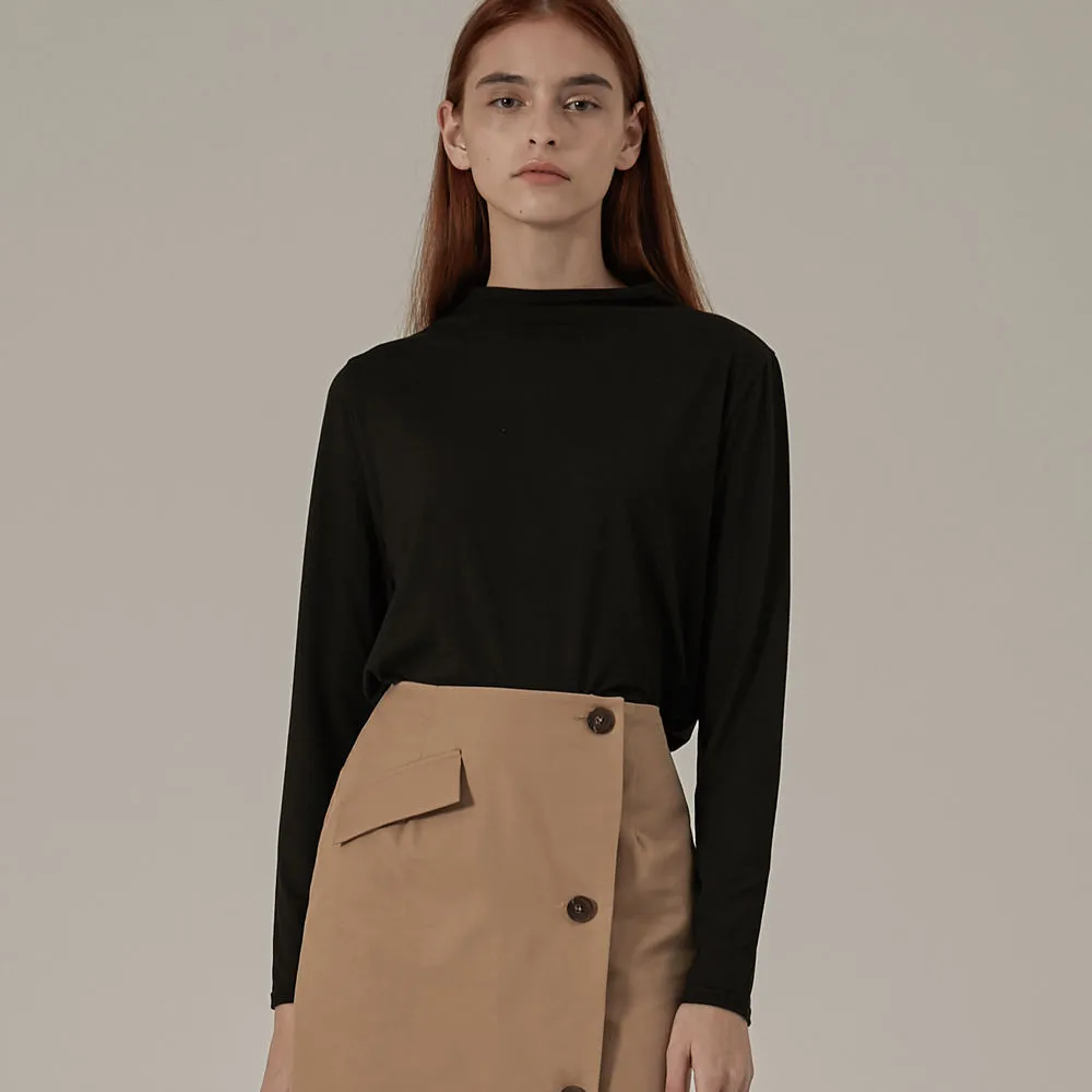 BASIC HALF TURTLENECK / BLACK - 감도 깊은 취향 셀렉트샵 29CM