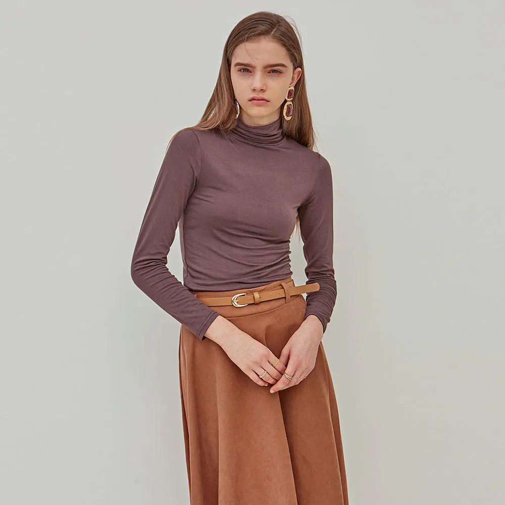 SLIM MINIMAL TURTLENECK_BROWN - 감도 깊은 취향 셀렉트샵 29CM