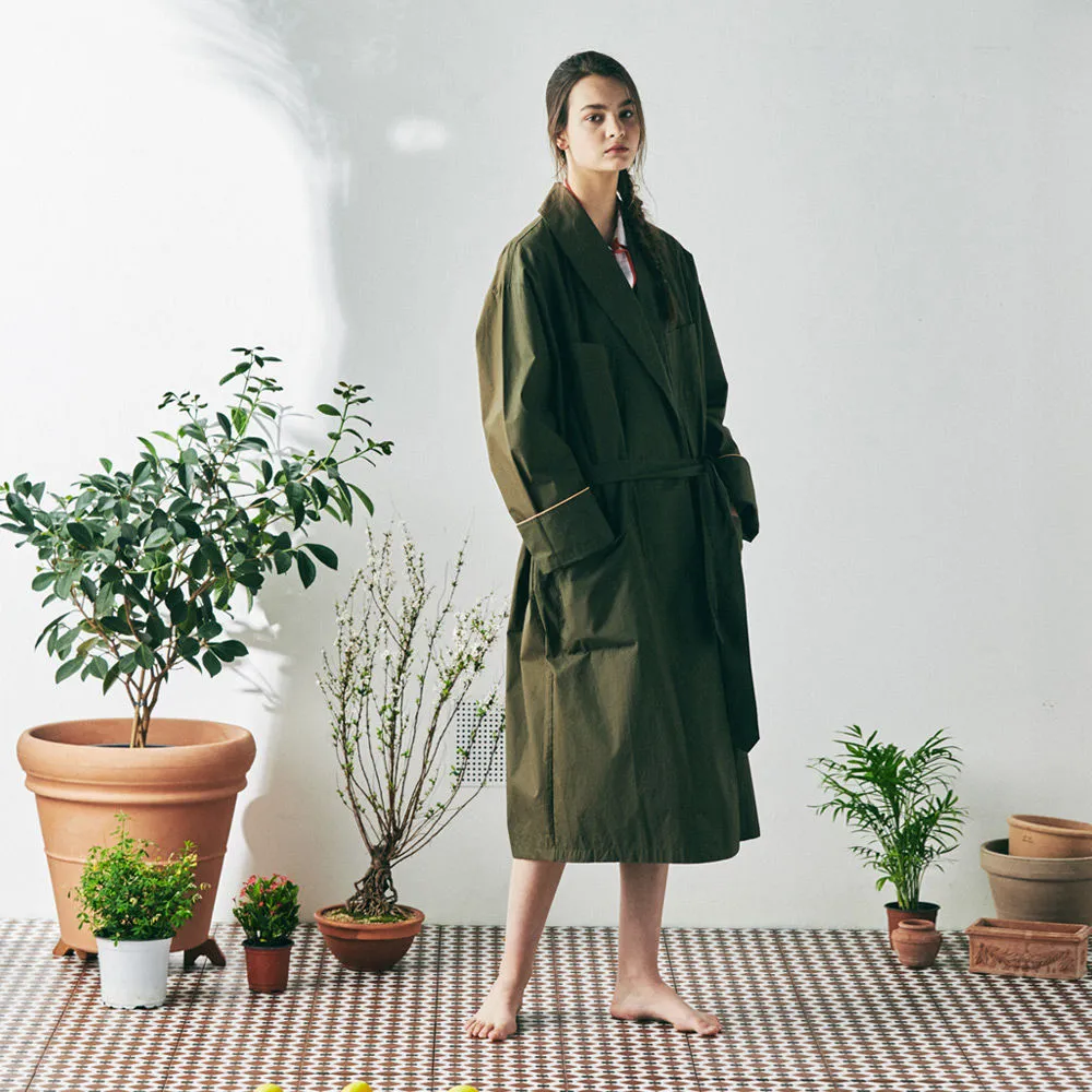 (W) Buffalo Robe Coat Poplin Olive - 감도 깊은 취향 셀렉트샵 29CM