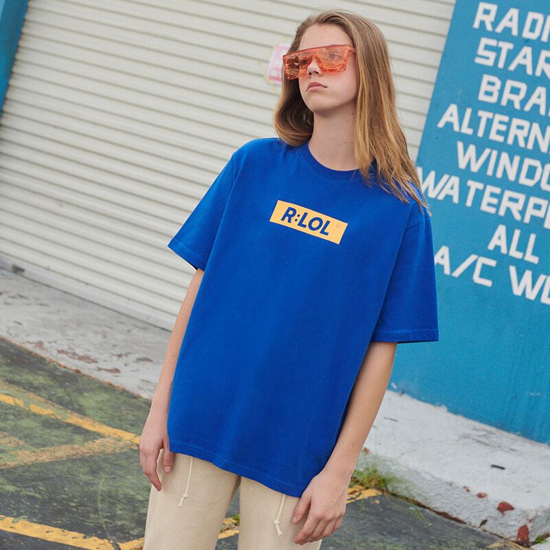 [RLOL] (TS-19304) RLOL BOX T-SHIRT BLUE - 감도 깊은 취향 셀렉트샵 29CM
