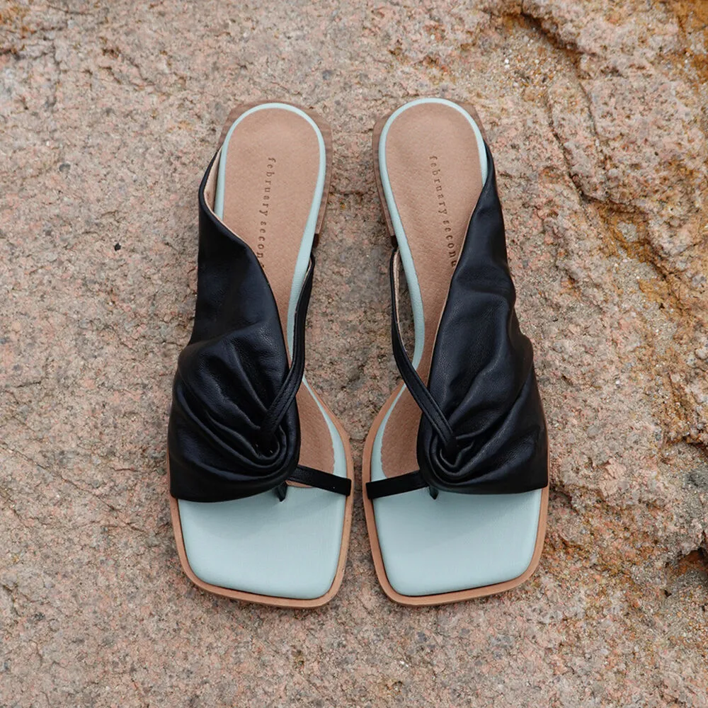 Shirring summer mules Black - 감도 깊은 취향 셀렉트샵 29CM