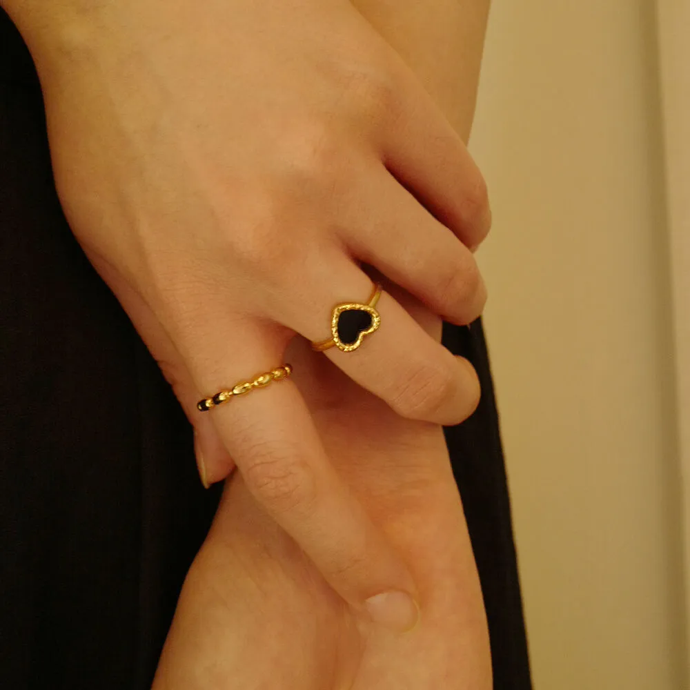 mini stone heart ring - 감도 깊은 취향 셀렉트샵 29CM