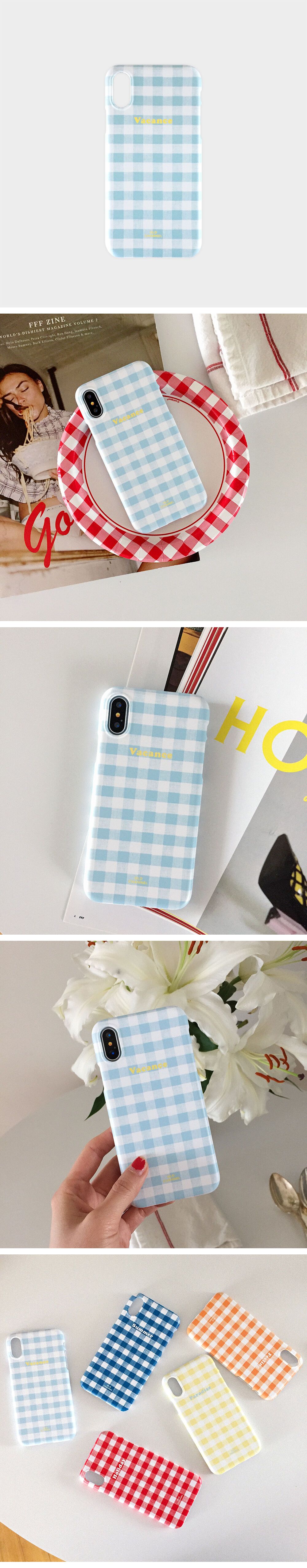 GINGHAM CHECK Phone case - Vacance - 감도 깊은 취향 셀렉트샵 29CM
