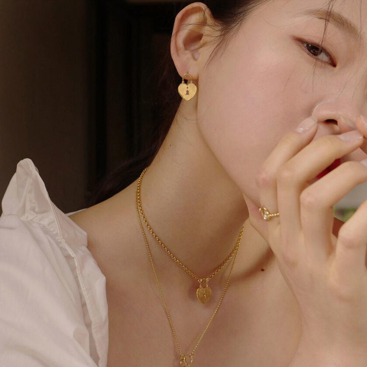 Alice Love Lock Earring(1EA) - 감도 깊은 취향 셀렉트샵 29CM