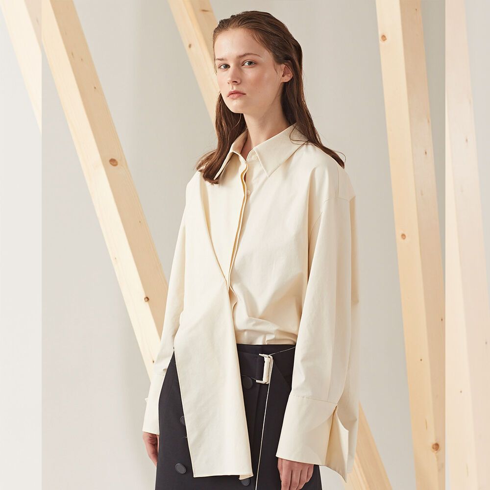 Overlap Shirt Blouse_Ivory - 감도 깊은 취향 셀렉트샵 29CM