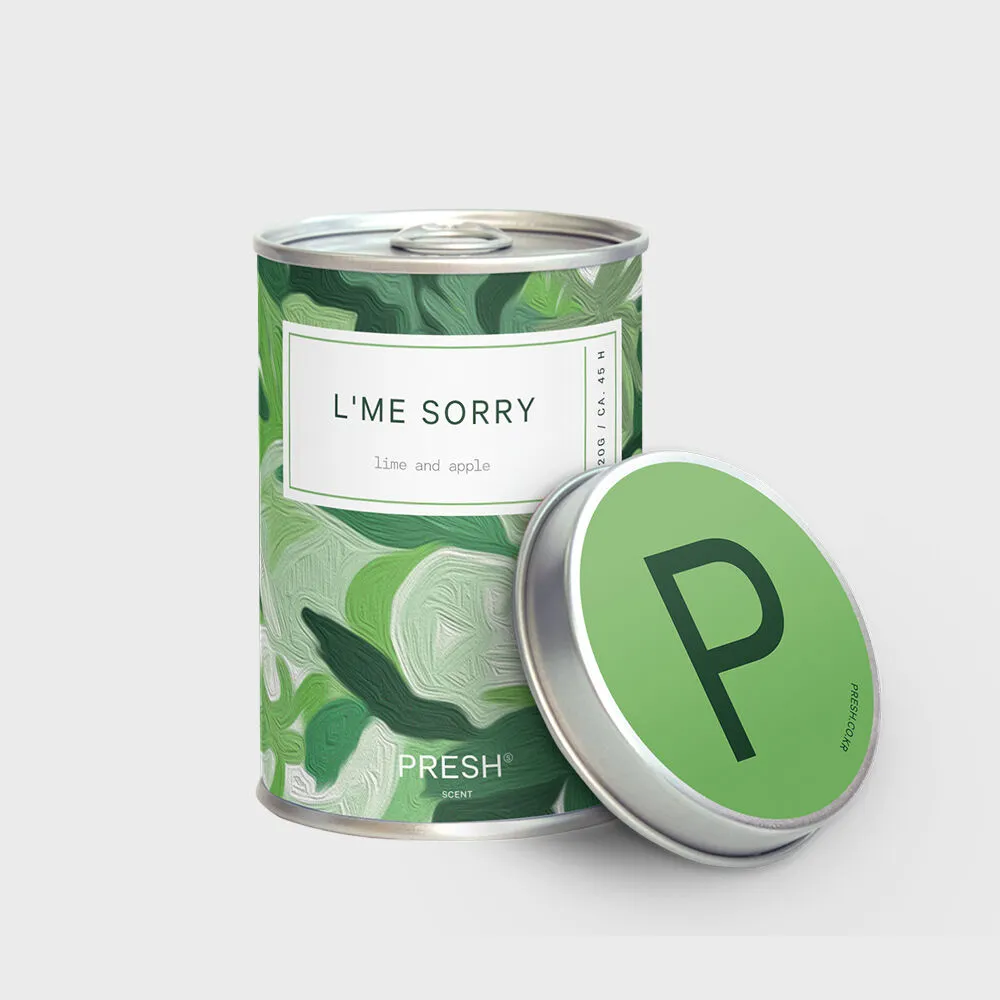 PRESH 캔들 L'ME SORRY 라임애플 미디엄(220g) 향초 - 감도 깊은 취향 셀렉트샵 29CM