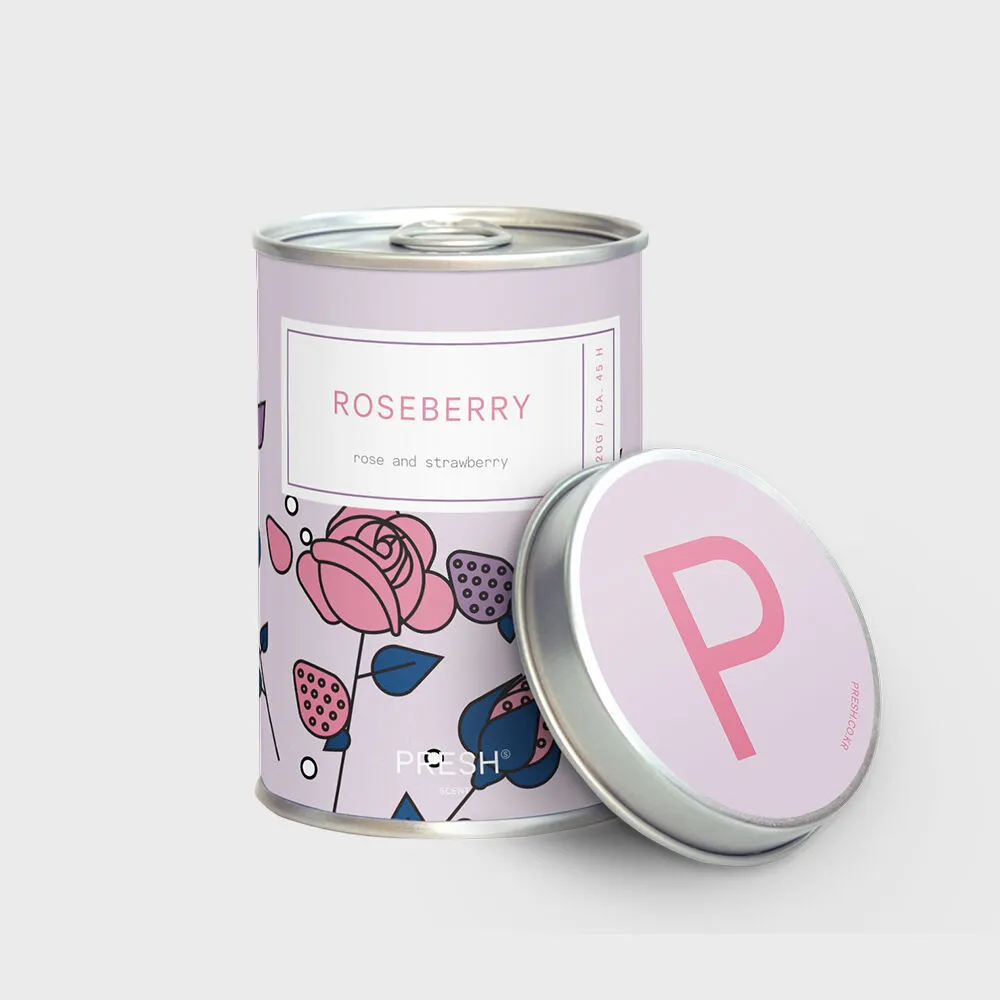 PRESH 캔들 ROSEBERRY 장미딸기 미디엄(220g) 향초 - 감도 깊은 취향 셀렉트샵 29CM