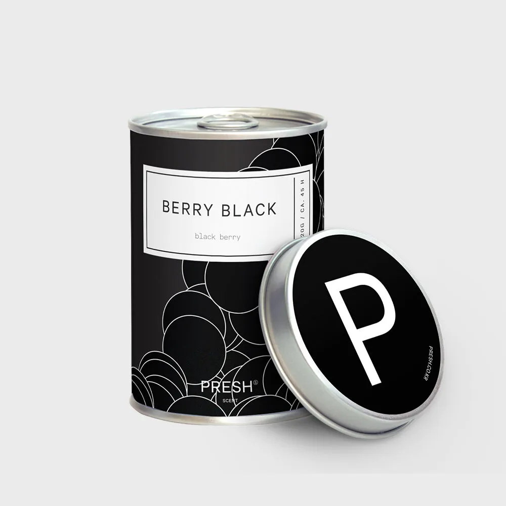 PRESH 캔들 BERRY BLACK 블랙베리 미디엄(220g) 향초 - 감도 깊은 취향 셀렉트샵 29CM
