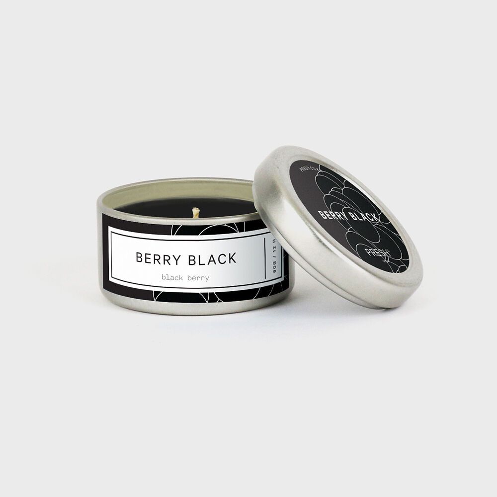 PRESH 캔들 BERRY BLACK 블랙베리 스몰(60g) 여행용 향초 - 감도 깊은 취향 셀렉트샵 29CM