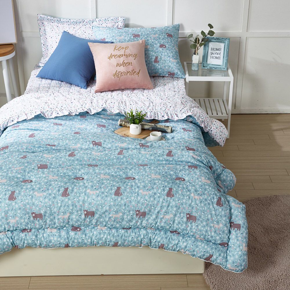 샤르르 몰리 60수 아사면 차렵이불 퀸 200x230 - 감도 깊은 취향 셀렉트샵 29CM