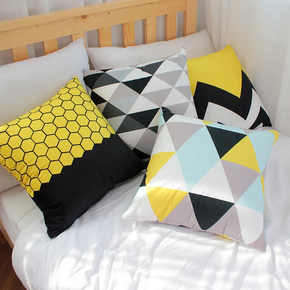 러프 소파 쿠션커버 45x45 컬러풀데이 - 감도 깊은 취향 셀렉트샵 29CM