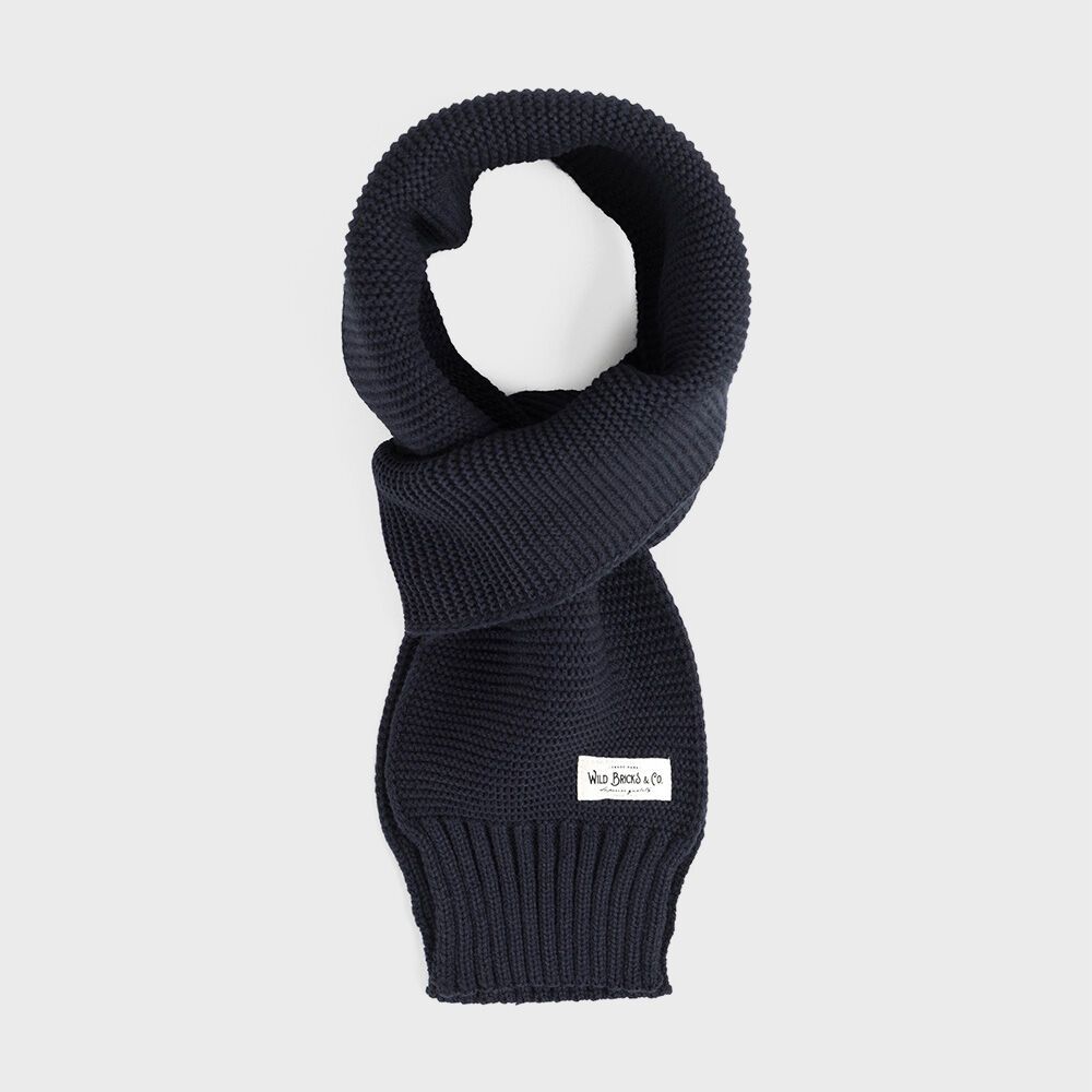 MILITARY KNIT MUFFLER (navy) - 감도 깊은 취향 셀렉트샵 29CM