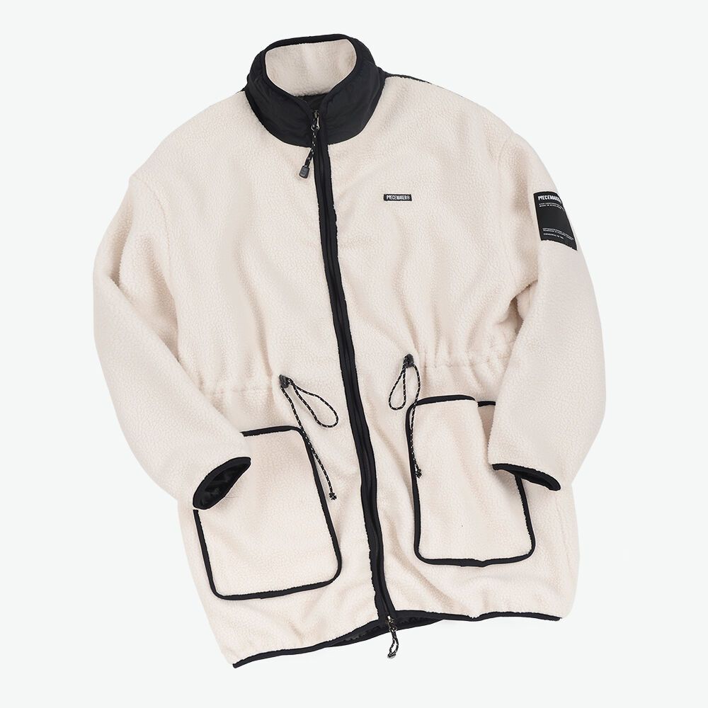 FLEECE BOA LONG JACKET (IVORY) - 감도 깊은 취향 셀렉트샵 29CM