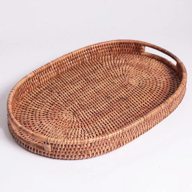 라탄 심플 오벌 트레이(2size) - 감도 깊은 취향 셀렉트샵 29CM