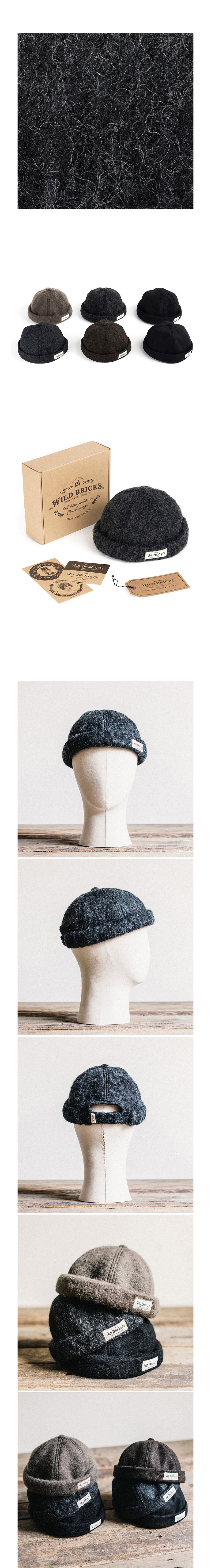 MGL WOOL BRIMLESS CAP (charcoal) - 감도 깊은 취향 셀렉트샵 29CM