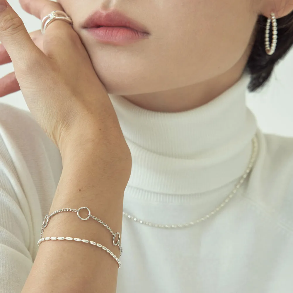 embo round bracelet-silver - 감도 깊은 취향 셀렉트샵 29CM