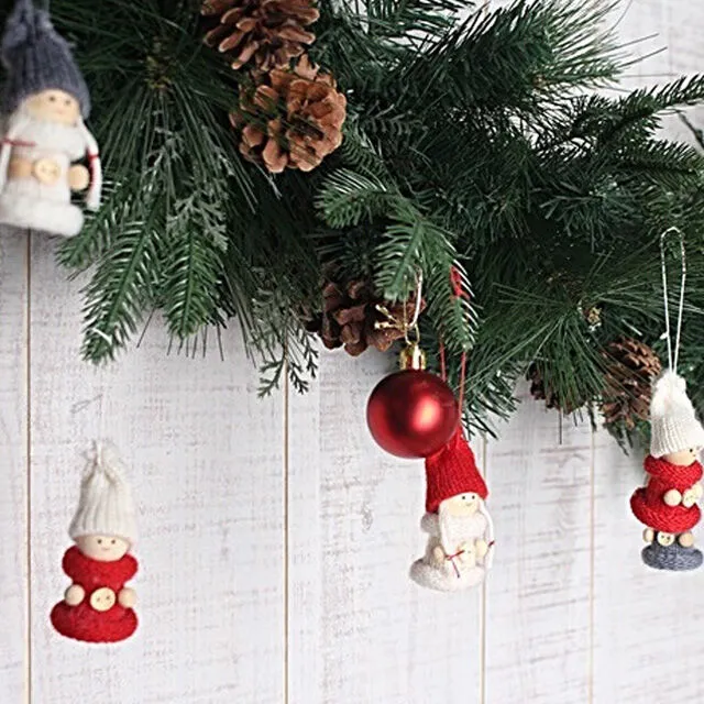 니트 단추 인형 오너먼트 4p set(2color) - 감도 깊은 취향 셀렉트샵 29CM