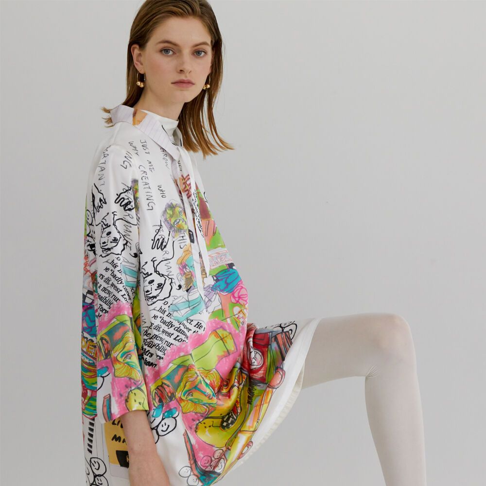 [Acente] Silk Graphic Dress - 감도 깊은 취향 셀렉트샵 29CM