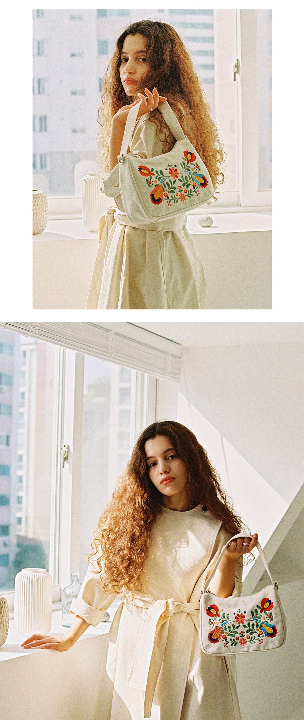 Lady hobo bag (white) - 감도 깊은 취향 셀렉트샵 29CM