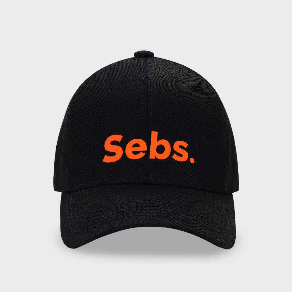 Sebs BLACK NEON ORANGE Ball CAP - 감도 깊은 취향 셀렉트샵 29CM