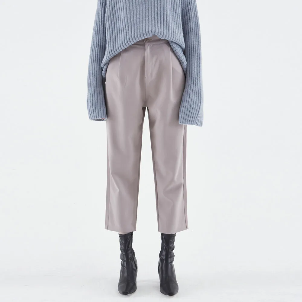 CLEAN SEMI WIDE SLACKS_BEIGE - 감도 깊은 취향 셀렉트샵 29CM