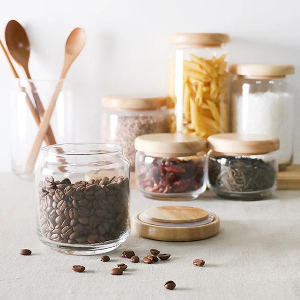 원목 유리 양념통 저장병 4size - 감도 깊은 취향 셀렉트샵 29CM