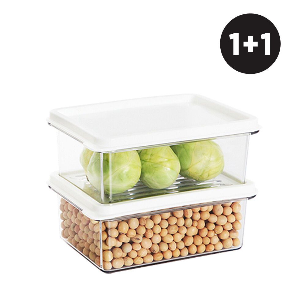 센스 시스템 소분용기 (중)2호 (450ml 2개) / 냉장고정리 / 밀폐용기 - 감도 깊은 취향 셀렉트샵 29CM