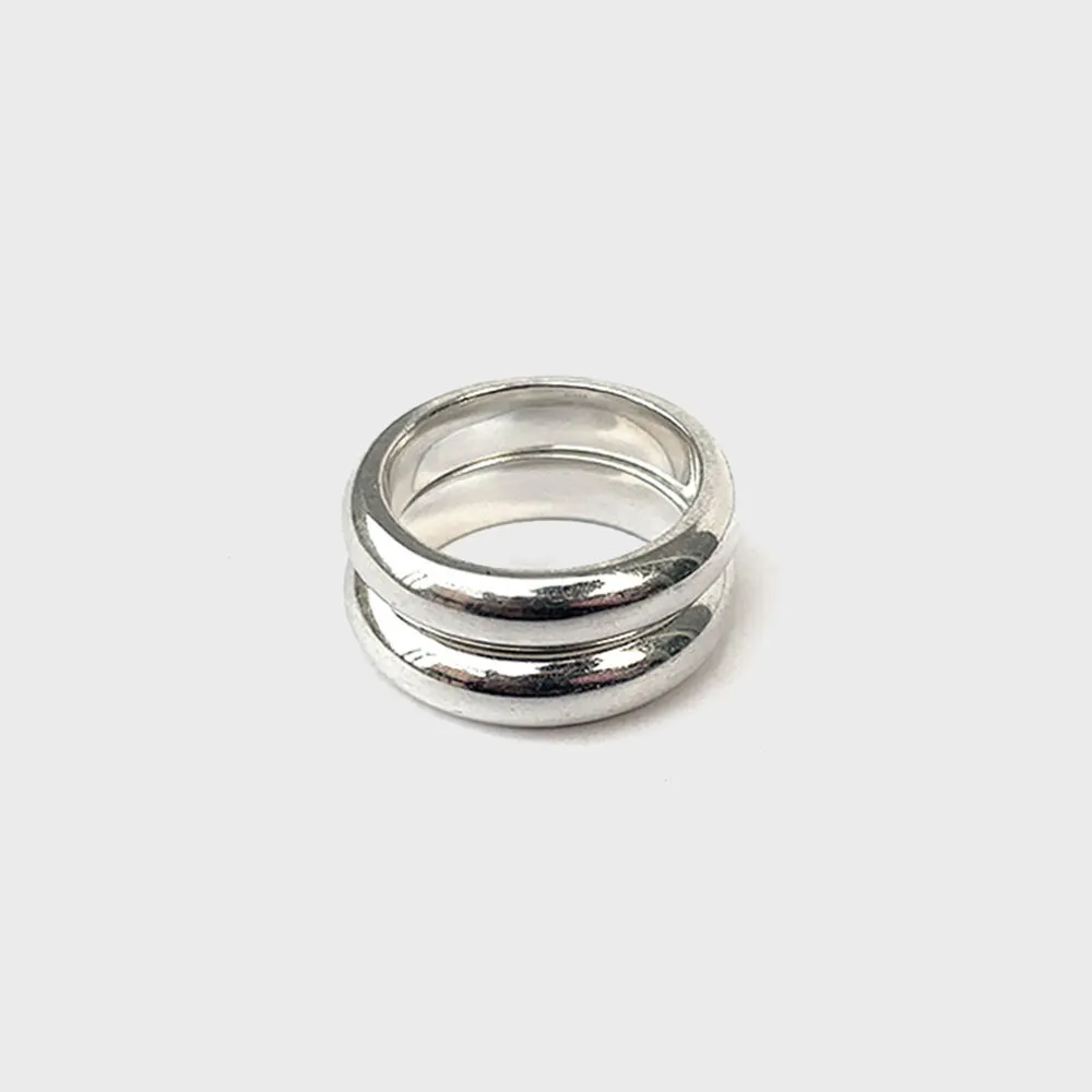 Silver Double rings - 감도 깊은 취향 셀렉트샵 29CM