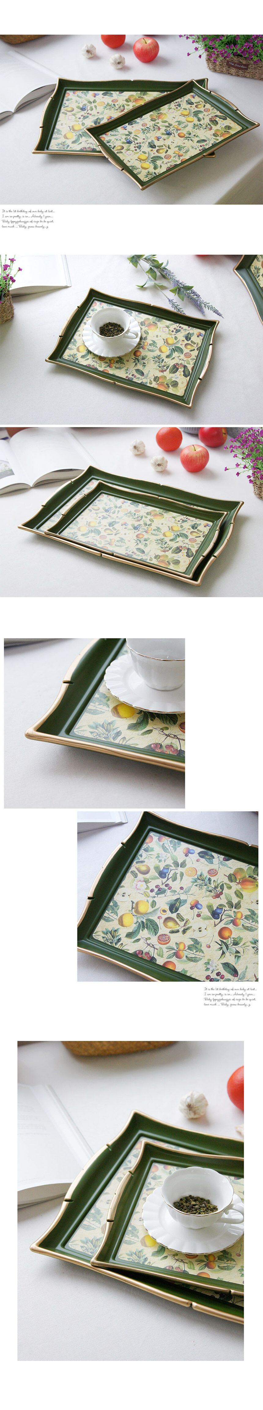 프리미엄 사각 쟁반 트레이 (4type) - 감도 깊은 취향 셀렉트샵 29CM