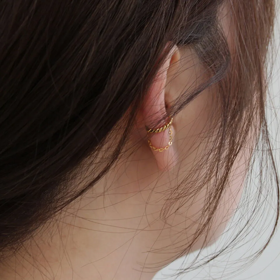 CURB ROPE EARCUFF - 감도 깊은 취향 셀렉트샵 29CM