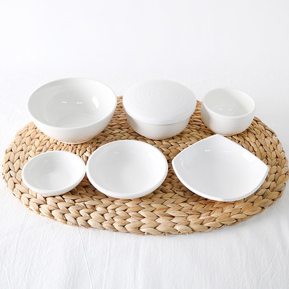 백자 1인 혼밥 그릇세트 7p - 감도 깊은 취향 셀렉트샵 29CM
