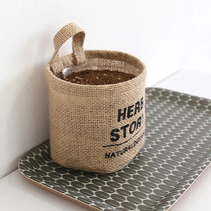 쥬트 타이포 화분커버(4type) - 감도 깊은 취향 셀렉트샵 29CM