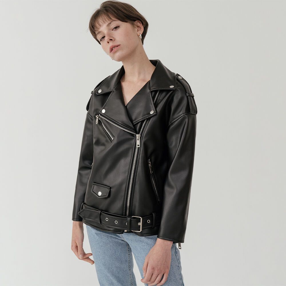 LV Overfit drop shoulder leather jacket - 감도 깊은 취향 셀렉트샵 29CM