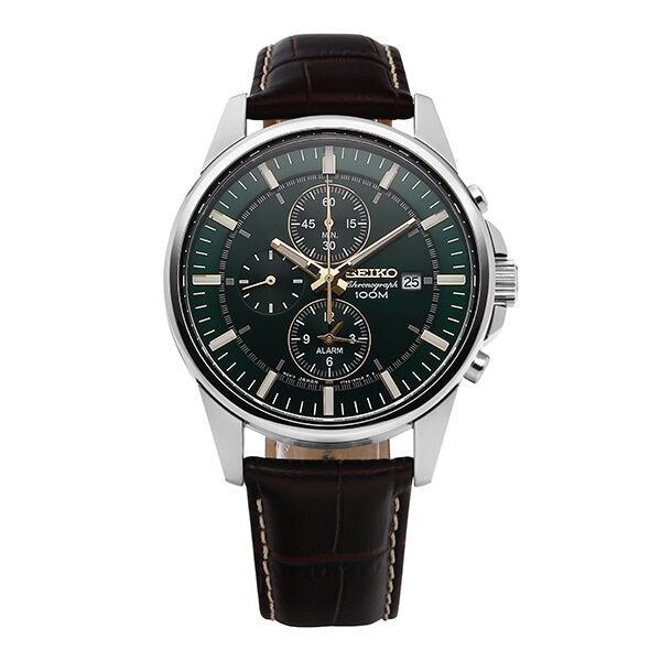 세이코 SEIKO SNAF09P1 크로노그래프 남성용 가죽시계 41mm - 감도 깊은 취향 셀렉트샵 29CM