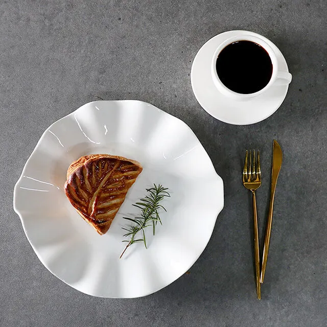 아망 화이트 카페 접시 4size 선택1p - 감도 깊은 취향 셀렉트샵 29CM